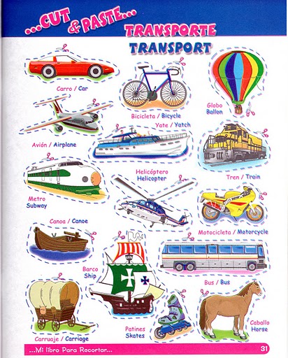 Laminas de los medios de transporte - Imagui