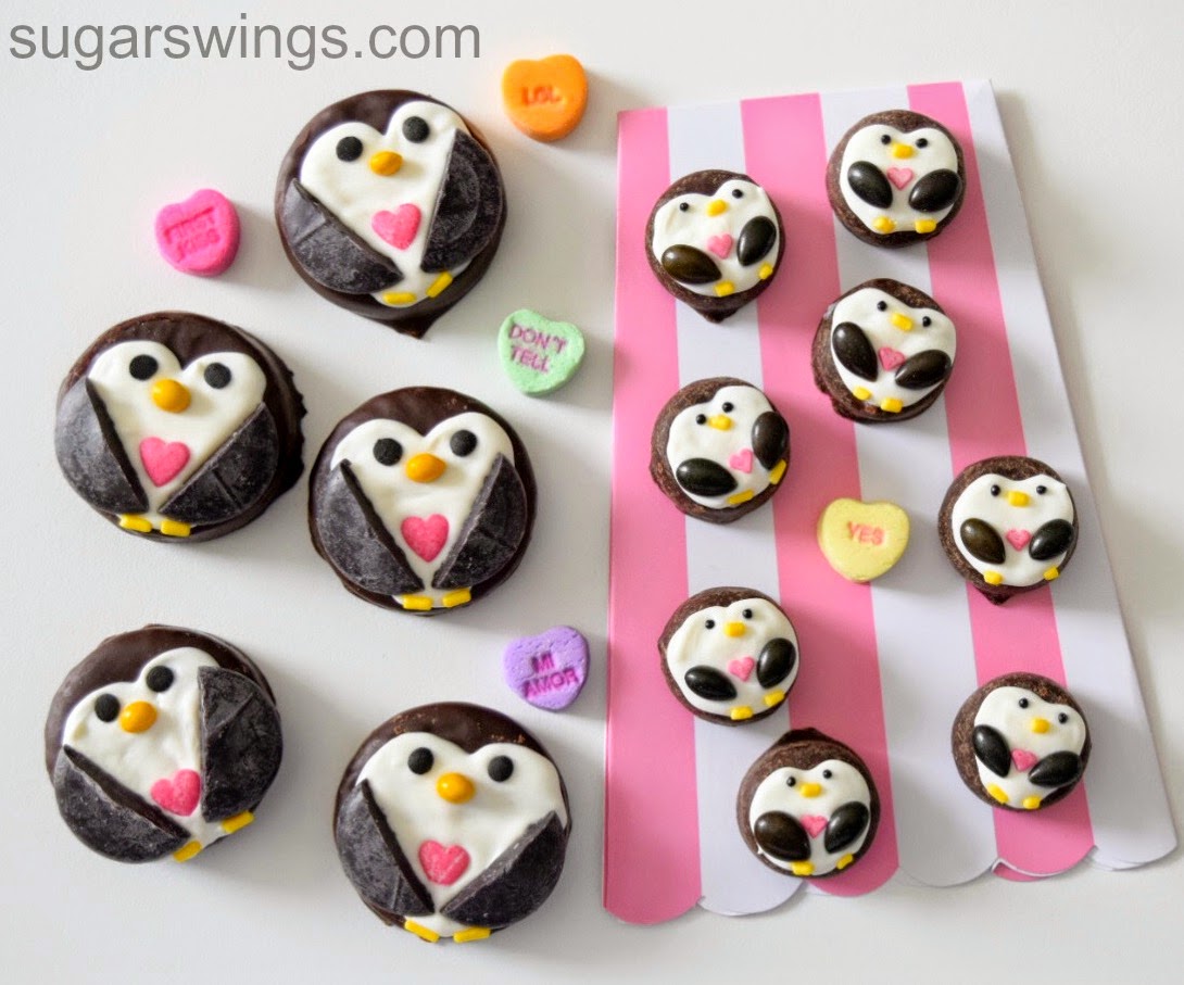 Sugar Swings! Serve Some: Penguin Valentines Day Candies
