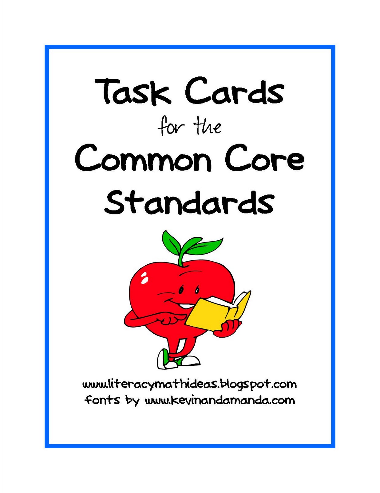 Simply Centers: Common Core Standards Task Cards