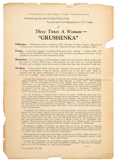 BOOKTRYST: Grushenka: The Story Behind A Rare Classic Erotic Book