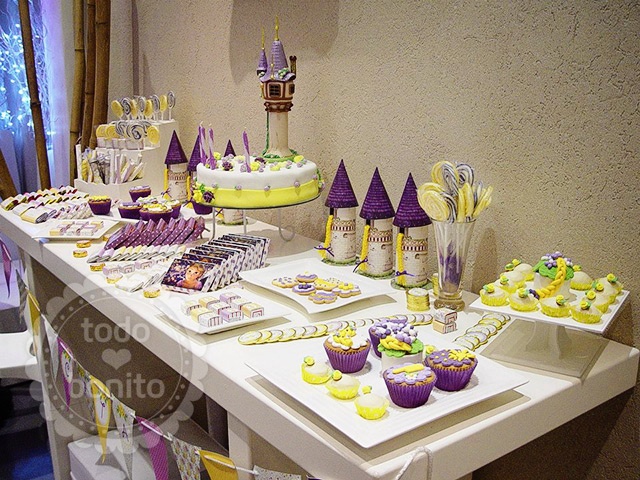 Mesa tematica rapunzel - Imagui