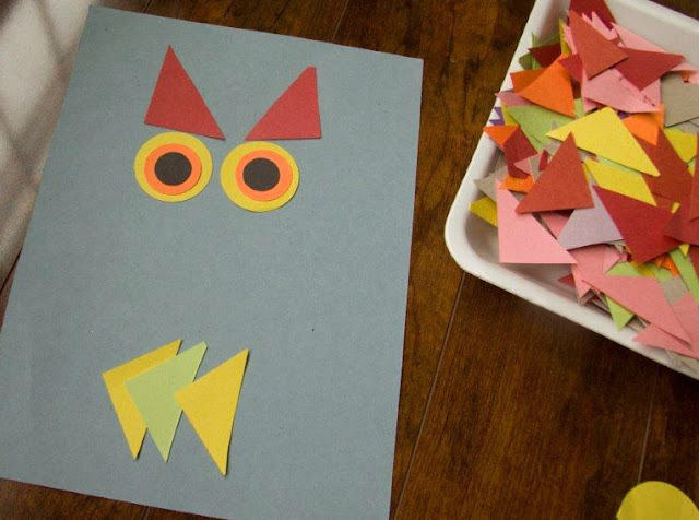 Paper Owl Craft ~ Reading Confetti