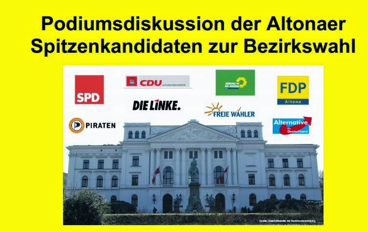 Alternative für Deutschland / AfD Hamburg Altona: Teilnehmen! Podiumsdiskussion der ...