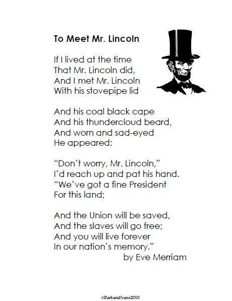 It's About Time, Teachers!: Presidents' Day Poetry FREEBIE!