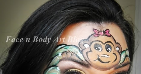Shawna D. Make-up: Monkey face painting tutorial