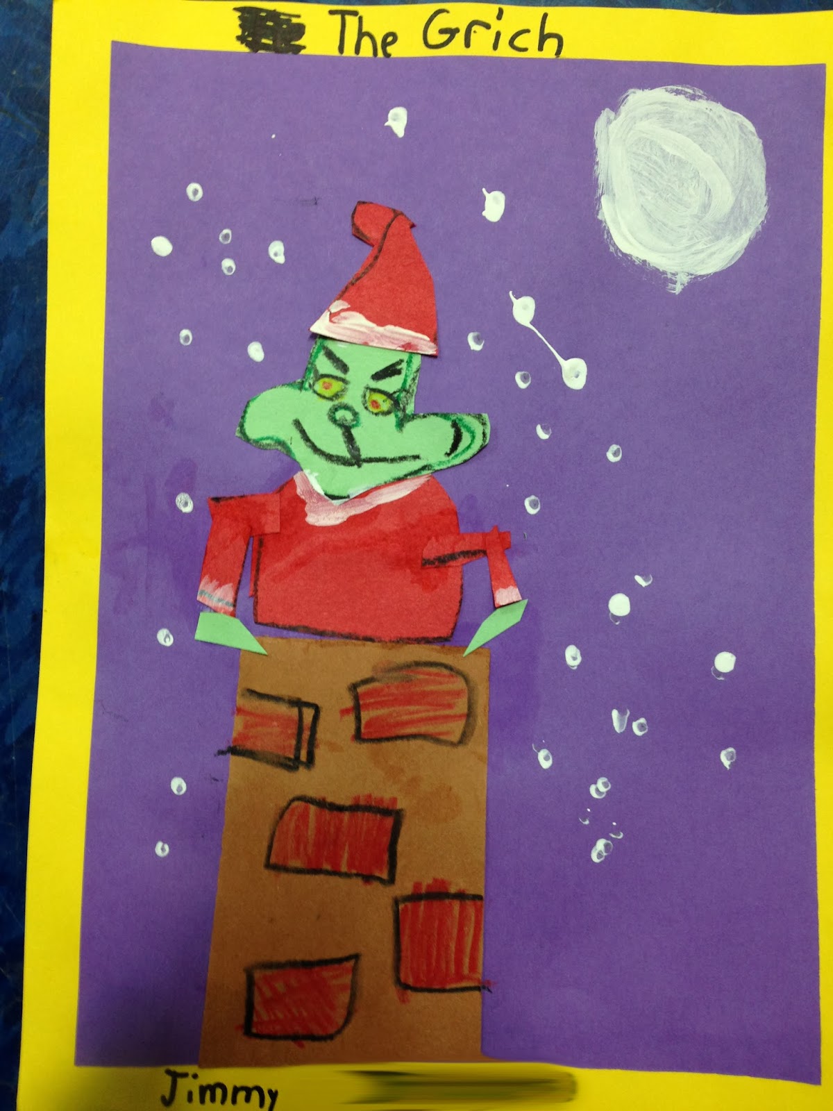 Mr.Kreutinger's Art Room!!!: 2nd Grade: The Grinch Who Stole Christmas!