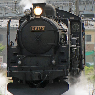 撮り鉄人生録+α: 今日のC6120(6) アップで迫力を・・・