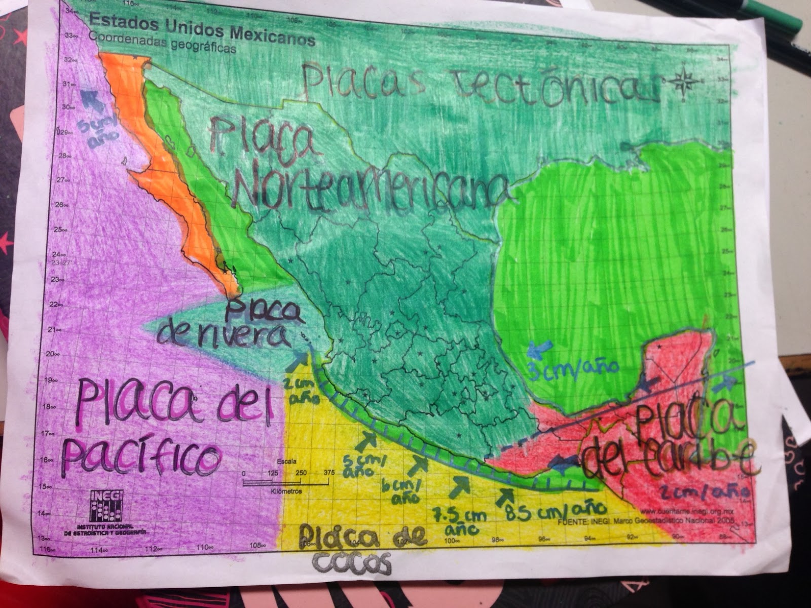 Mapa De Placas Tectonicas Mexico - MXEDUSA Mapa De Placas Tectonicas Mexico - MXEDUSA