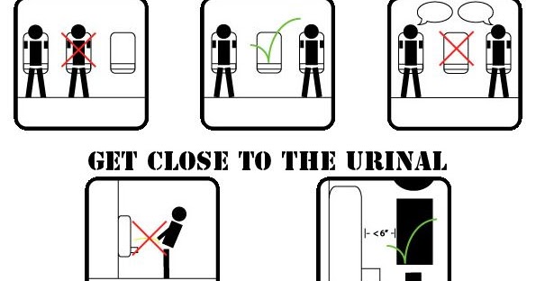The Official Website of Anthony Harrington: What a Pisser: The Unwritten Rules of Urinal Etiquette