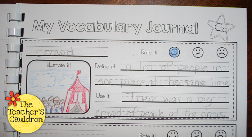 Alphabet and Vocabulary Journals - Teacher by the Beach