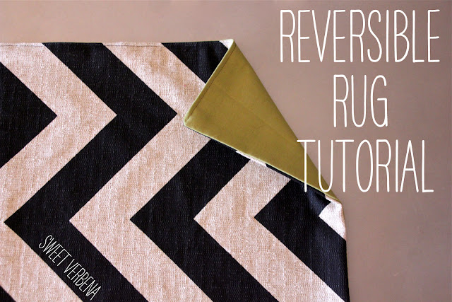 Reversible Chevron Rug: a tutorial | Sweet Verbena