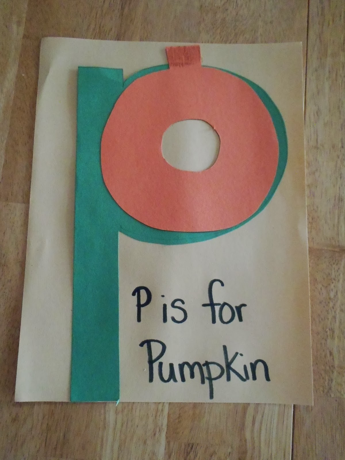 City Teacher Goes Country: Pumpkins Thematic Unit - Letter P