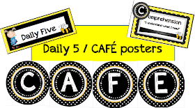 Daily 5 Cafe Posters