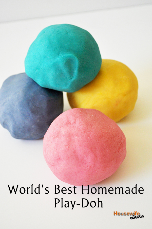 World's Best Homemade Play-Doh - Housewife Eclectic