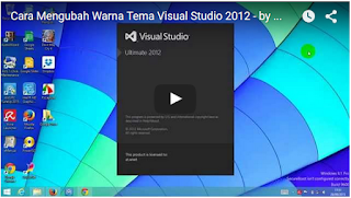 Cara Mengubah Warna Tema Visual Studio 2012 - ATwiwit.Net