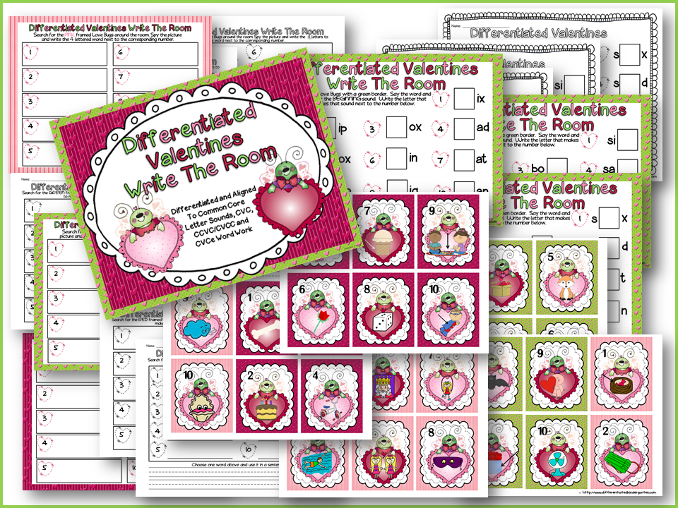 Planning on Valentine's Word Work Stations and a BIG BIG Sale ...