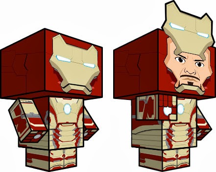 Papercraft Iron Man Mark XLII - Papercraft4u | Free Papercrafts, Paper ...