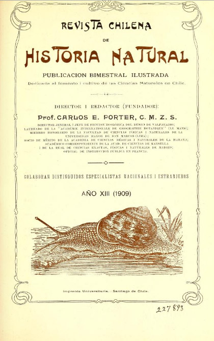 Revista chilena de historia natural