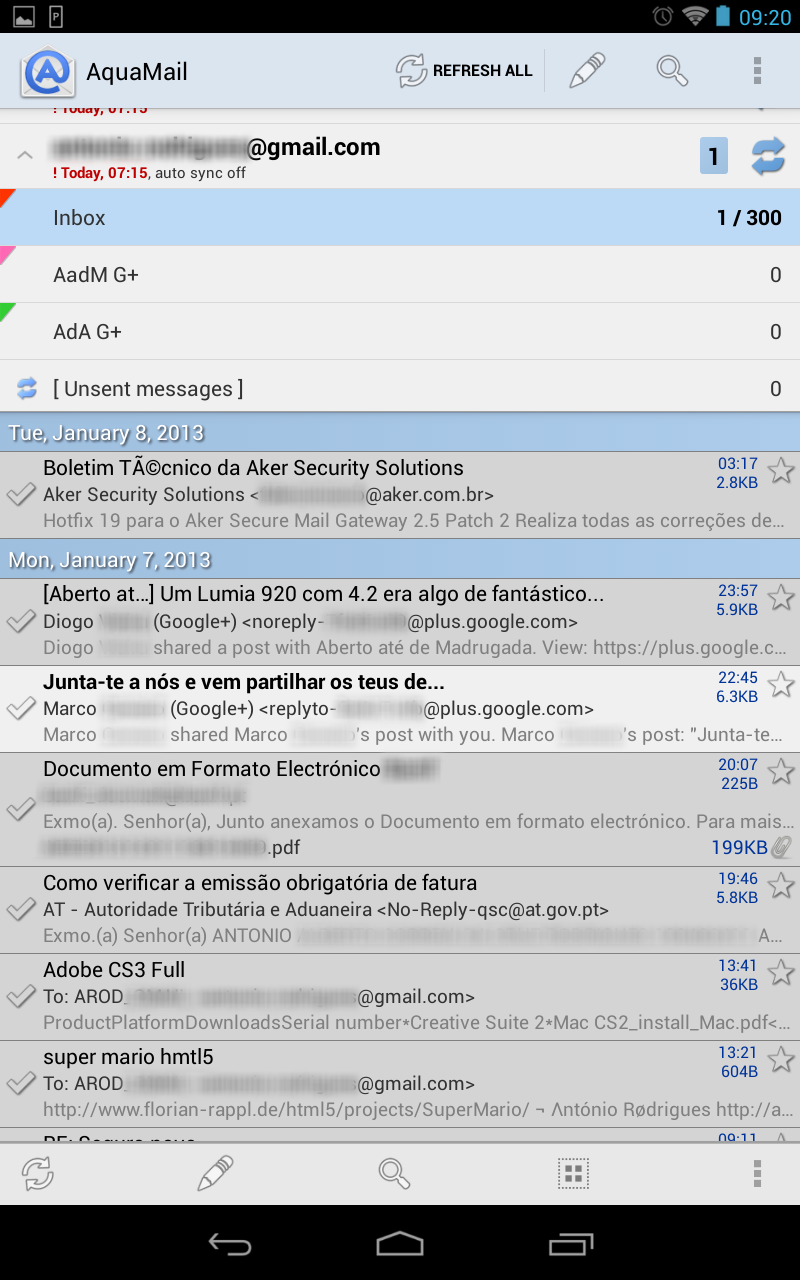 AquaMail ~ Apps do Android