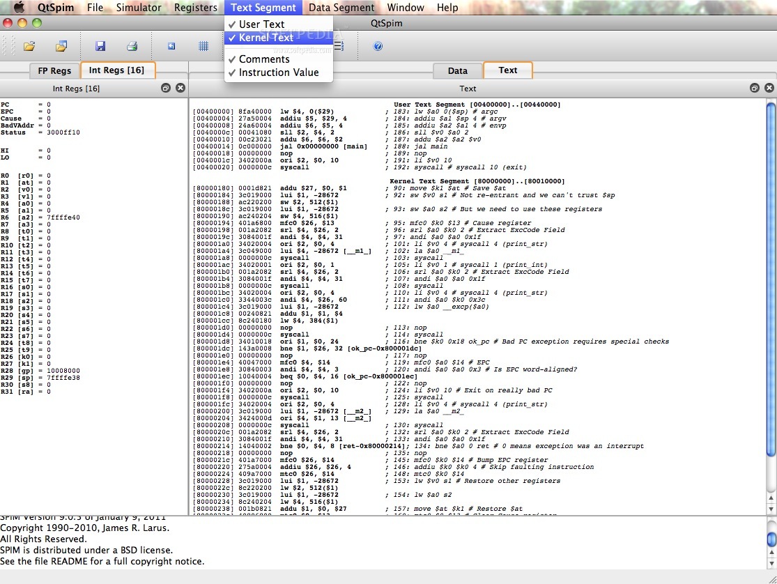 Abdul Raheem: QT SPIM for windows Abdul Raheem: QT SPIM for windows