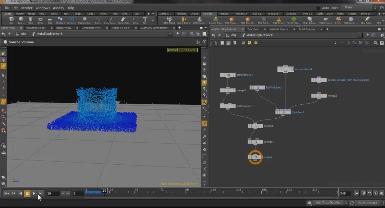 Making Crown Splash in Houdini Using Object Shape Tutorial | CG TUTORIAL Making Crown Splash in Houdini Using Object Shape Tutorial | CG TUTORIAL