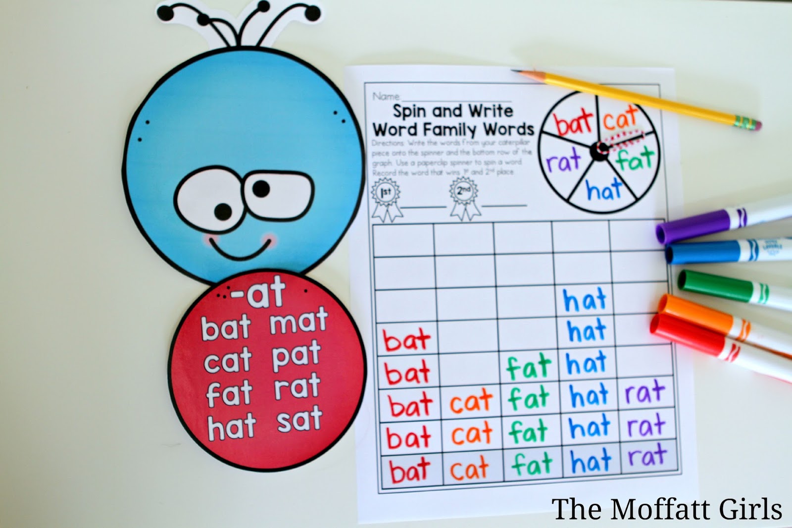 Word Family Caterpillar