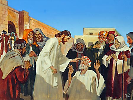 The Blind Man, and the Pharisees who said "We see."