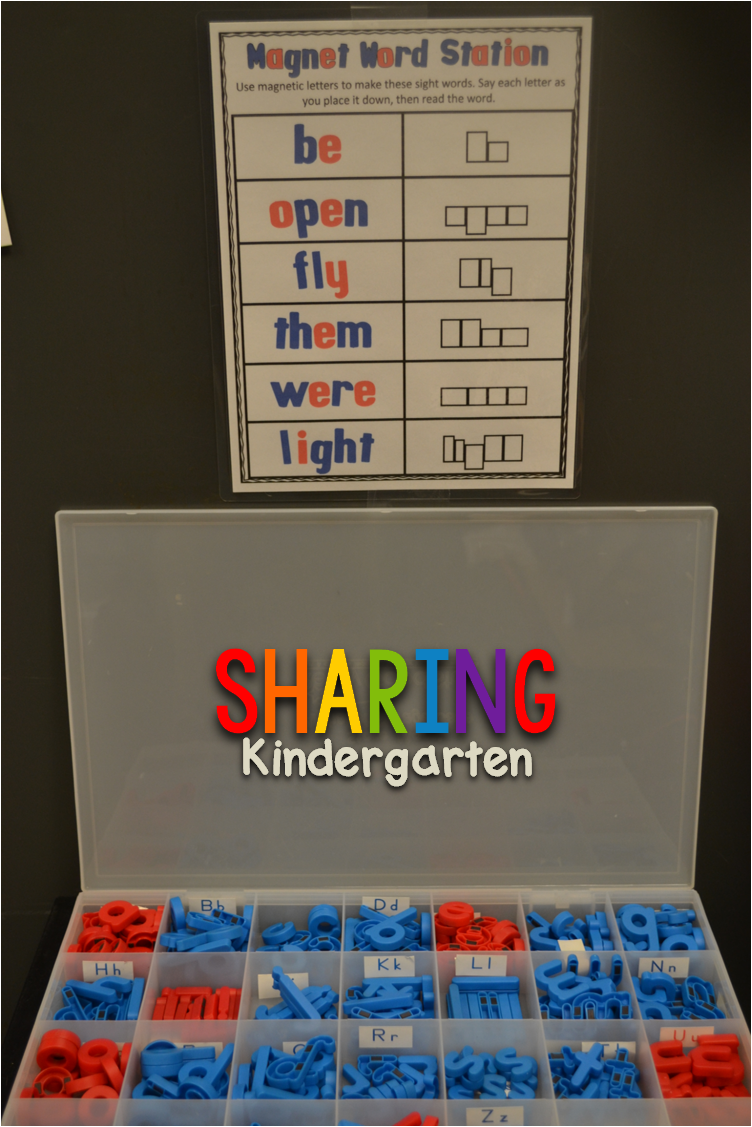 Sight Word Stations | Live, Love, Laugh Everyday in Kindergarten ...