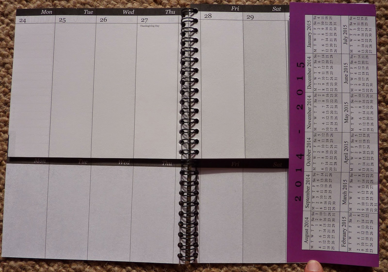 Plannerisms: WeekDate 2015 Academic planners