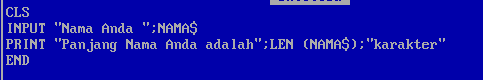 Manipulasi Data: Manipulasi String pada QBASIC