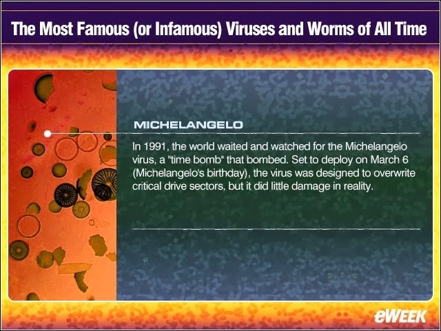 Efemerides de Tecnologia: 06 de marzo (1992) Se activa el virus Michelangelo por primera vez
