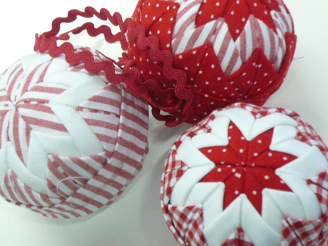 Bolas Navidad patchwork - Imagui