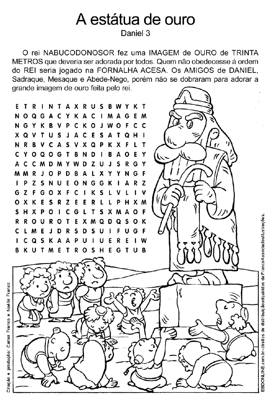 Angélic@ Pitang@: ATIVIDADES - Profeta Daniel