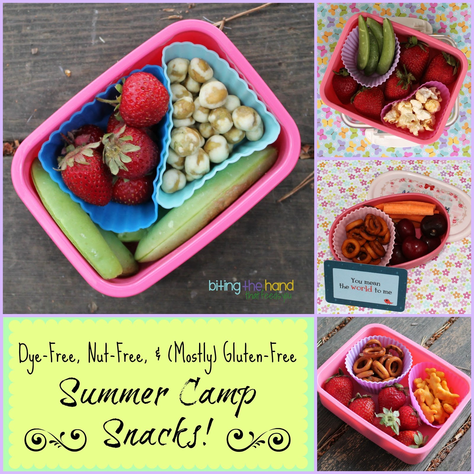 Biting The Hand That Feeds You: Summer Theatre Camp Snacks!