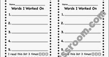 Kidpeople Classroom: A Freebie! Not JUST Word Lists for K-5