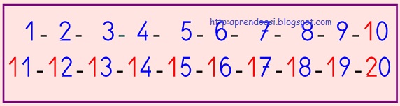 APRENDO ASÍ: NÚMEROS DEL 10 AL 20