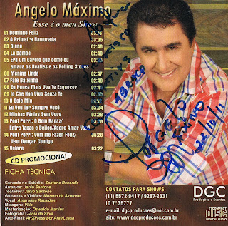 |AgênciaFM Noticiosa| Notícias do Mundo-World News®: "Esse é meu show", novo CD de Ângelo Máximo