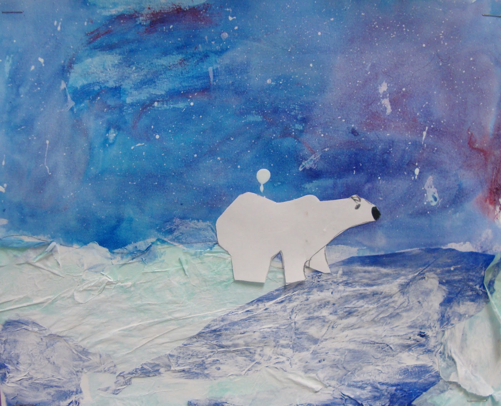 Art. Paper. Scissors. Glue!: Winter Polar Bears