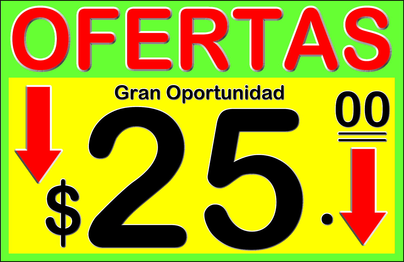 Carteles de Precios de Ofertas para Imprimir: Carteles Impactantes para ... Carteles de Precios de Ofertas para Imprimir: Carteles Impactantes para ...