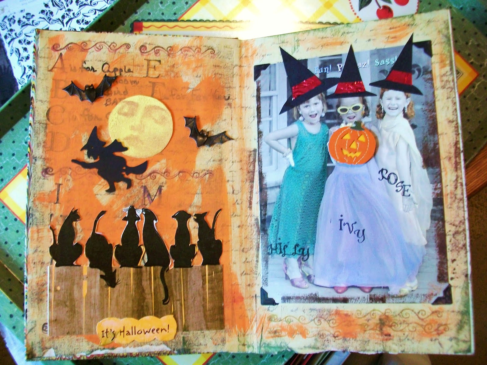 Halloween Journal Pages on Pinterest | Halloween Art, Art Journaling ...