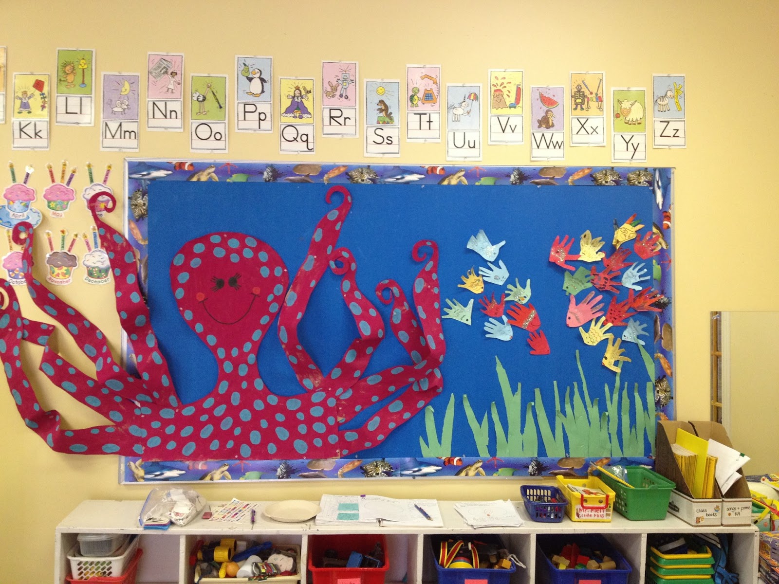 the new girl: Under the Sea: Classroom Transformation