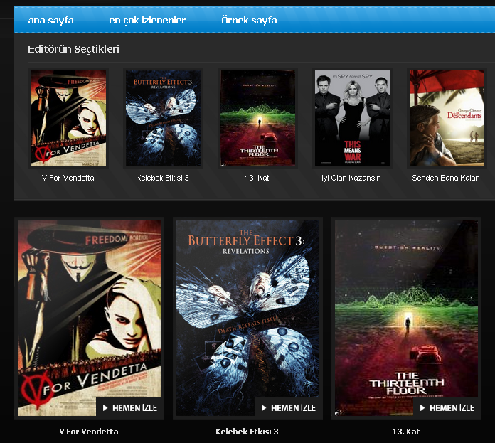 Wordpress Film Teması - Script Hocasi