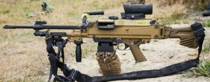 desarrollo defensa y tecnologia belica: MG5 HK. Una ametralladora . (Alemania) (HK121)