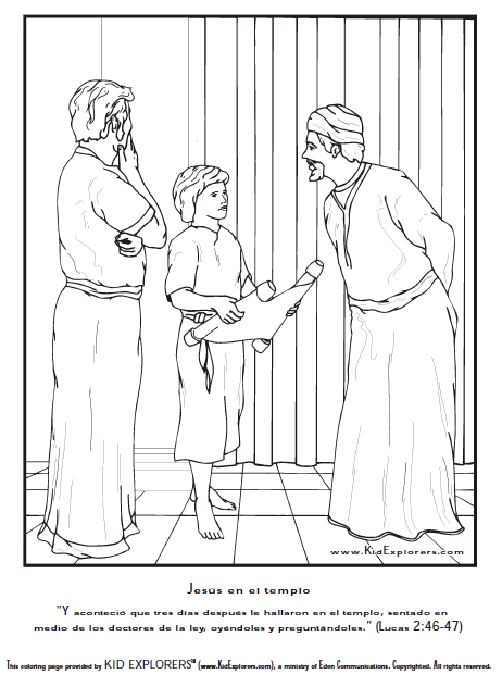 Historia para niños Jesus en el templo a los 12 años - Imagui
