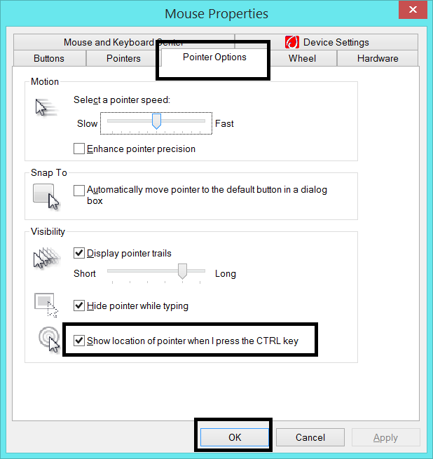 Helpful Hints: How to Quickly Locate Your Mouse Pointer on the Screen Helpful Hints: How to Quickly Locate Your Mouse Pointer on the Screen