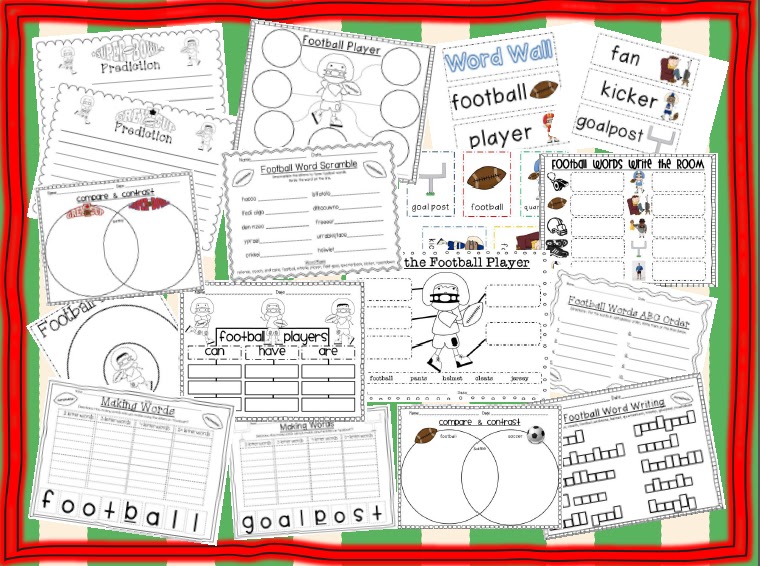 Super Bowl Fun and FREEBIES! - Mrs. Richardson's Class