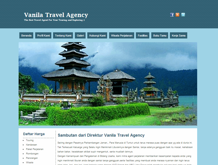 Contoh Website E-Commerce - Pemesanan Tiket Travel and Tour pada Vanila ... Contoh Website E-Commerce - Pemesanan Tiket Travel and Tour pada Vanila ...