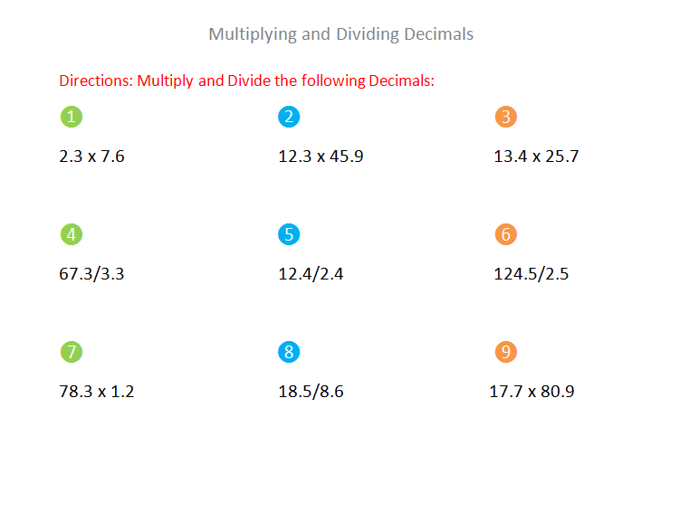 Bro and Sis Math Club: Multiplying and Dividing Decimals