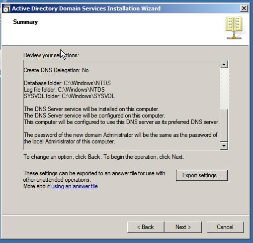 Active directory domain services configuration - volze Active directory domain services configuration - volze