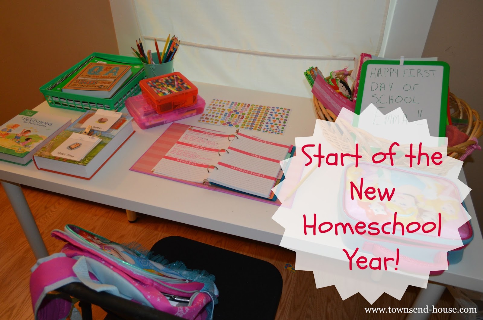 First Week Of Homeschool And A Vlog Townsend House first-week-of-homeschool-and-a-vlog-townsend-house